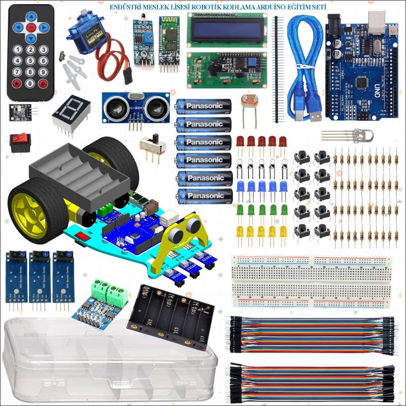 Mesleki Teknik Anadolu Lisesi Robotik Kodlama Uygulama Seti + Araç Kiti ...