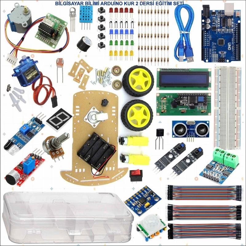 Arduino Bilgisayar Bilimi Kur 2 Dersi Eğitim Seti | EĞİTEKLAB